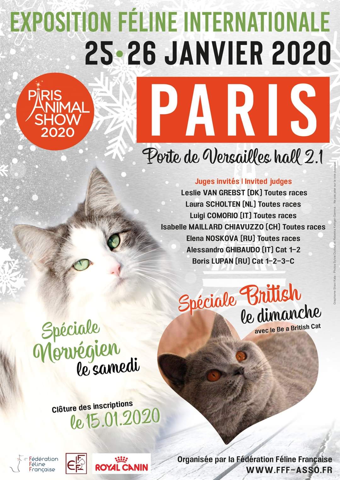 First cat show of 2020 – Chatterie Sechem